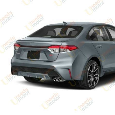 For Toyota Corolla 2019 2026 Se Xse Rear Lower Bumper Valance Diffuser
