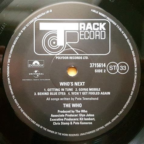The Who ‎ Whos Next Vinyl