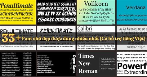 Font Chữ Unicode Đẹp Khám Phá Những Kiểu Chữ Độc Đáo Và Tinh Tế