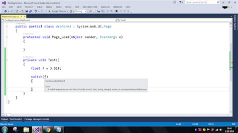 Why Switch Not Use Float And Double Value In C