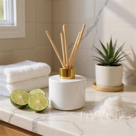 Coconut Lime Reed Diffuser Aretii Naturals