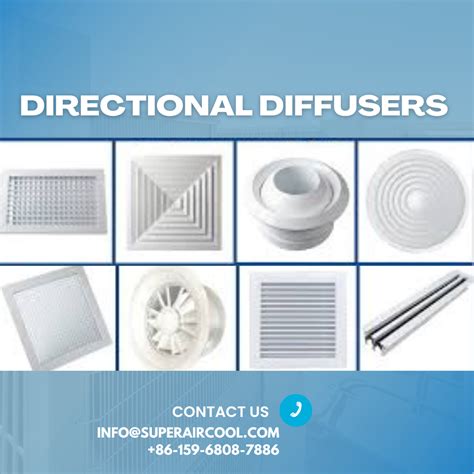 Directional Diffusers Installation Maintenance Operational Mechanism HVAC Duct Fittings