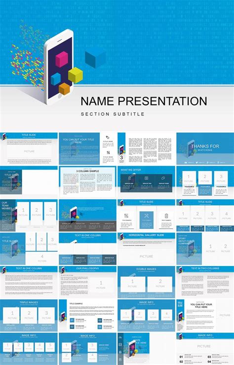 Mobile App Development Company Powerpoint Template Mobile App
