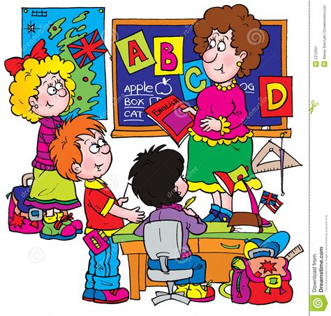 Class Images Cartoon Classroom Tour Clipart Bodemawasuma