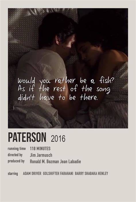 Polaroid Poster Paterson Movie Good Movies To Watch Paterson