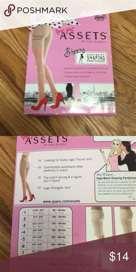 Spanx Pantyhose Size Chart Educational Chart Resources