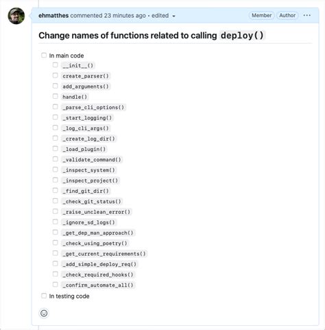 Building A Checklist Of All Functions In A File