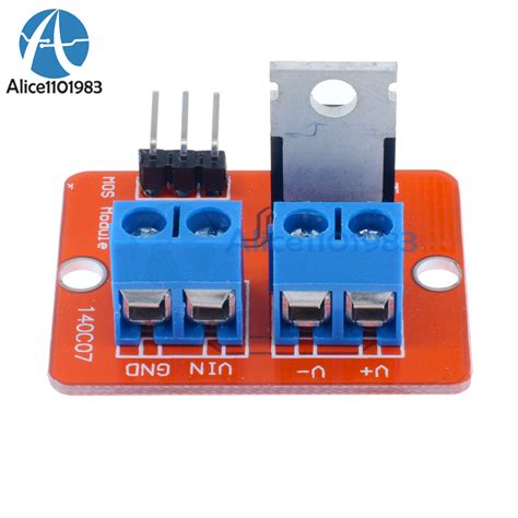Top Mosfet Button Irf520 Mosfet Driver Module For Arduino Arm Raspberry