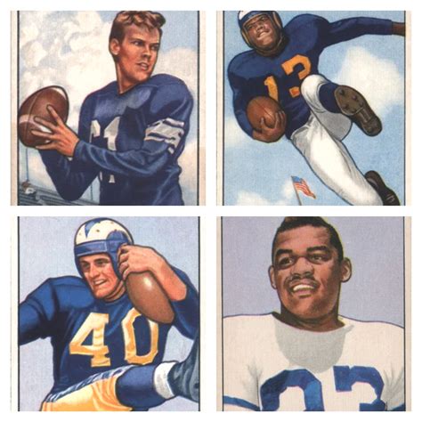 6 Underrated Fun Cards From The 1950 Bowman Football Set