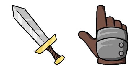 Dark Sword And Shield Cursor Sweezy Custom Cursors