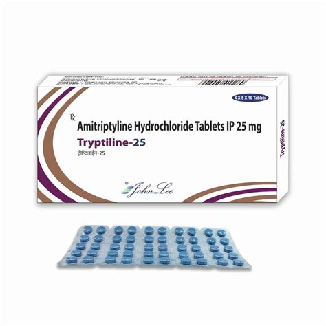 25mg Tryptiline Amitriptyline Tablets At Rs 27stripe Elavil In
