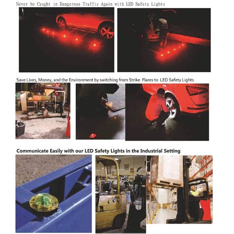 Roadside Flashing Flare Safety Warning Lights Emergency