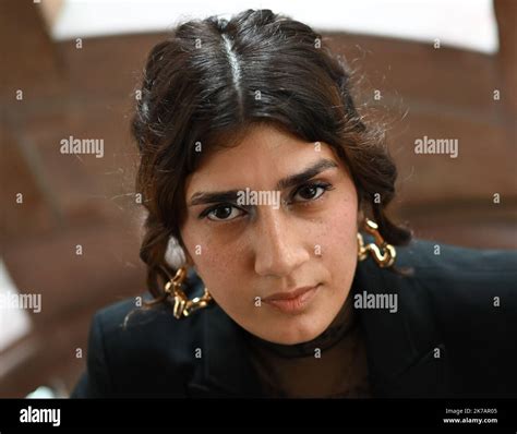 17 October 2022 Hesse Frankfurtmain The Author Fatma Aydemir Comes To The Award Ceremony Of