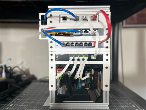 Raspberry Pi 4 2u Rack Mount Mark Iii Custom 2020 Extrusion Ears 3d Model By Cyberastronaut On