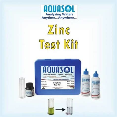 Aquasol Zinc Test Kit For Water Testing At ₹ 1290piece In Baramati