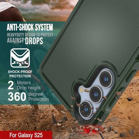 Punkcase Galaxy S25 Case Spartan 20 Series Clear Rugged Heavy Duty