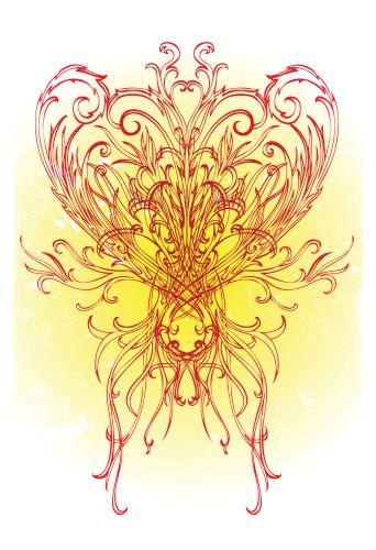 Bunga Hati Ilustrasi Stok Unduh Gambar Sekarang Cinta Emosi Positif Gaya Barok Alam Istock