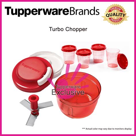 Tupperware Brands Turbo Chopper Food Chopper Hand Pull Chopper Garlic