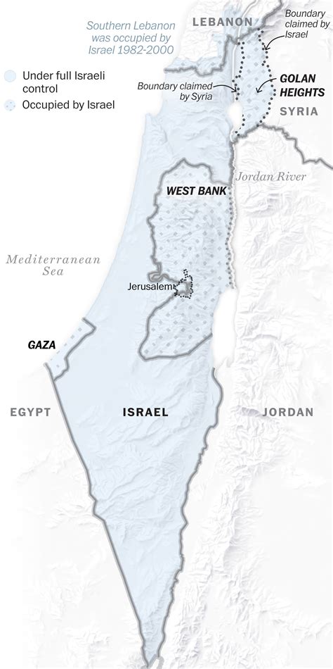 Israel Borders Today