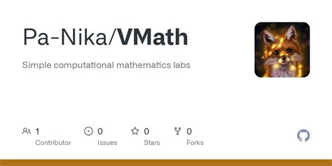 Github Pa Nikavmath Simple Computational Mathematics Labs