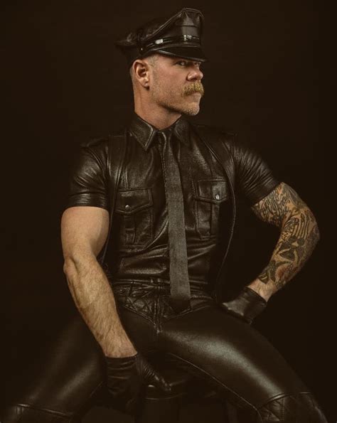 Omc On Tumblr Leather Cop
