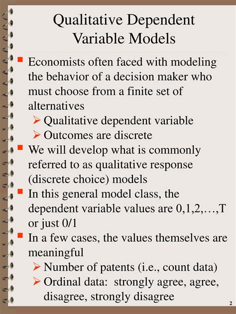 Ppt Qualitative Response Models Powerpoint Presentation Free