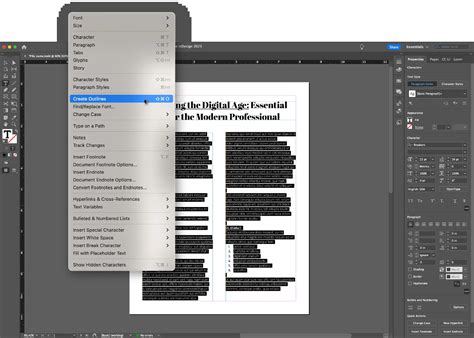 How And Why To Outline Text In Photoshop Illustrator And Indesign