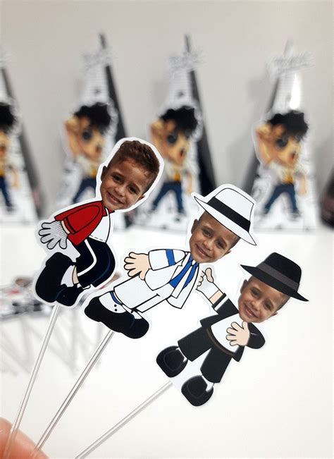 Topper Personalizado Michael Jackson Elo7 Produtos Especiais