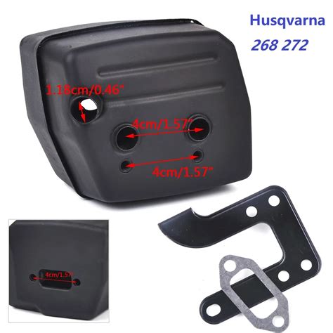 Chainsaw Muffler Exhuast Silencer Block Support Bracket Gasket Kit For
