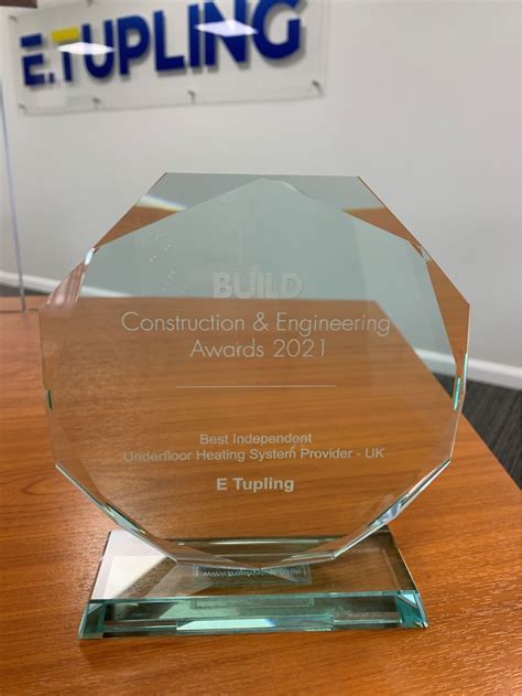 E Tupling Scoops Ufh Provider Award Heating And Plumbing Monthly Magazine Hpm