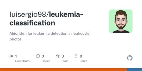 Github Luisergio98 Leukemia Classification Algorithm For Leukemia