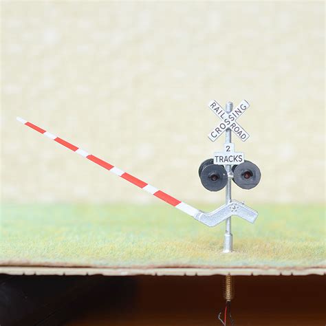 2 X Ho Scale Railroad Grade Crossing Signal Arm Gate Stop Lever 2 Trac