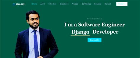 Softwareengineer Webdevelopment Portfolio Tech Django Python