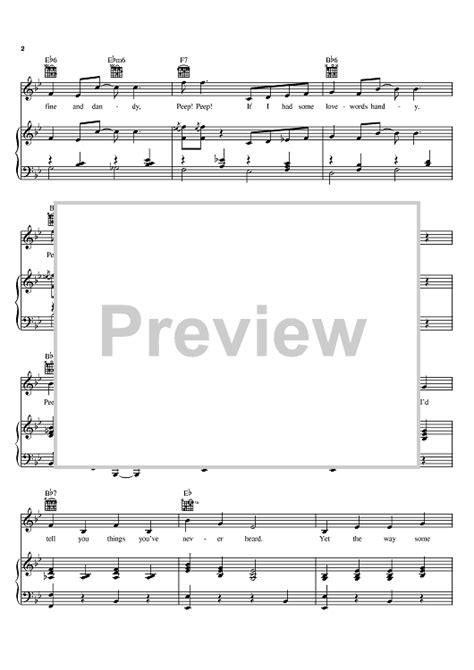 The Hot Canary Sheet Music By Paul Nero For Pianovocalchords Sheet