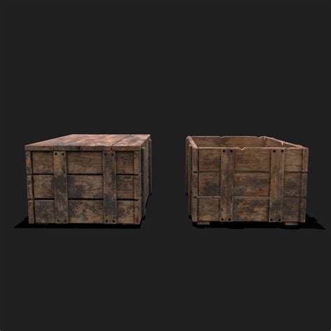 Large Crates 3d Model By Get Dead Entertainment