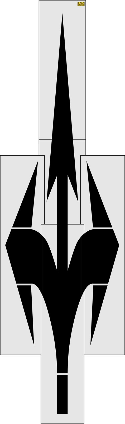 228 Oregon Dot Elongated Three Way Arrow Stencil 1 800 Stencil