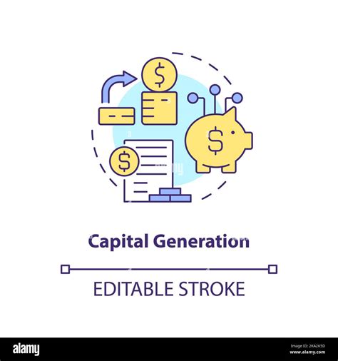 Capital Generation Concept Icon Stock Vector Image And Art Alamy