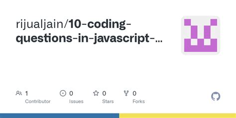 Github Rijualjain Coding Questions In Javascript And Python