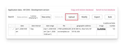 Importing Data Csv Bubble Docs