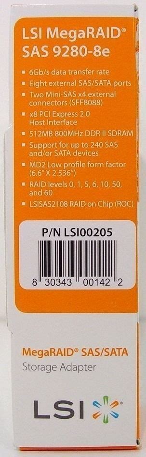 LSI MegaRAID E SAS G PCIe RAID Controller