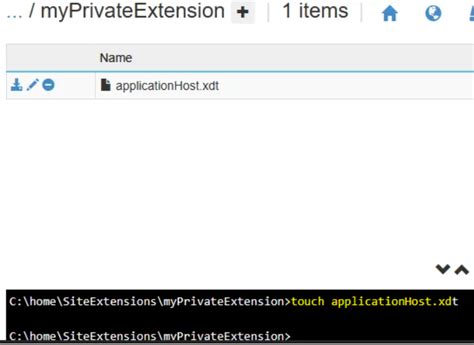 Change ApplicationHost Config In App Service