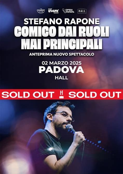 Stefano Rapone 2 Marzo 2025 Hall Padova