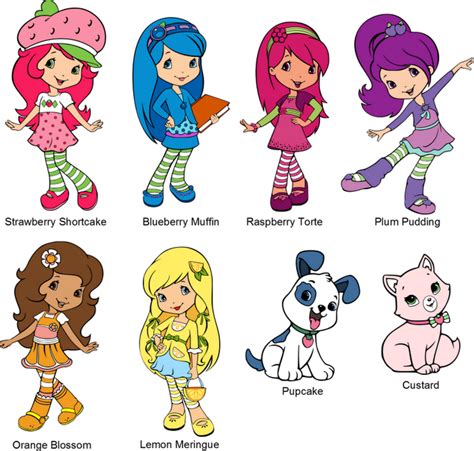 Strawberry Shortcake Cartoon Characters At Imogen Webb Blog