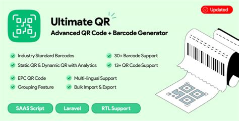 Ultimateqr Advanced Qr Code Generator Barcode Generator Best Qr Saas Php Script