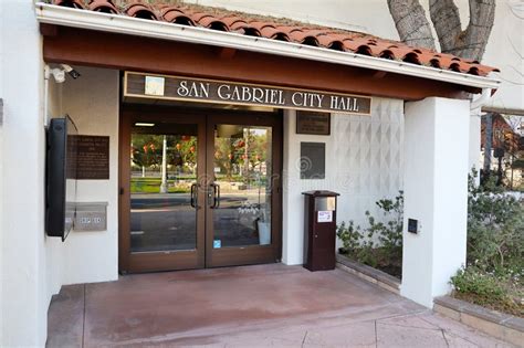 San Gabriel California Exterior View Of San Gabriel City Hall