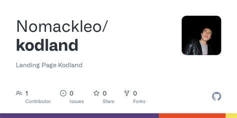 Github Nomackleokodland Landing Page Kodland