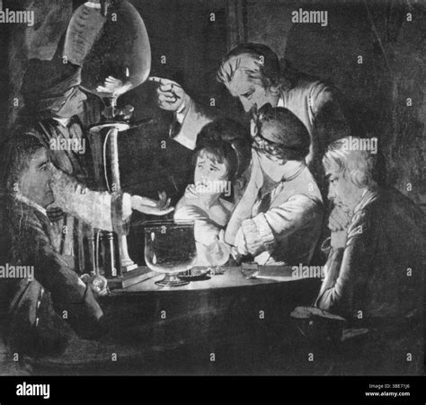 Joseph Wright Study For Experiment On A Bird In An Air Pump Stock