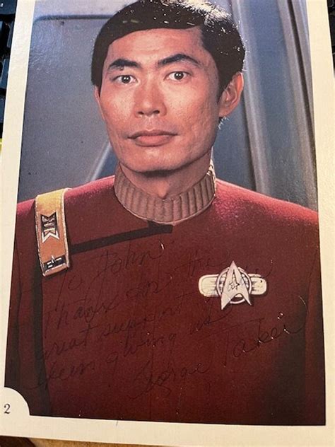 Star Trek Actor George Takei As Sulu From Star Trek The Wrath Of Khan