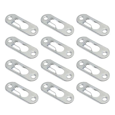 12pcs Flush Concealed Mount Bracket Interlockings Hang Buckle Heavy