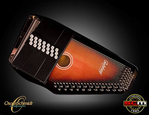 Oscar Schmidt Os21c 21 Chord Autoharp Sunburst Finish South Coast Music